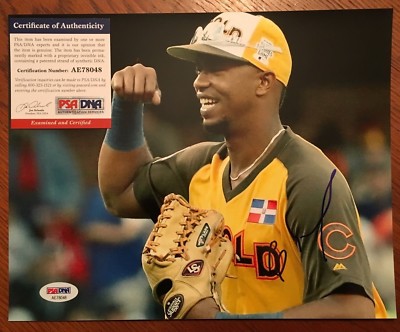 Eloy Jimenez SIGNED 8x10 Futures Game Color Photo w/ PSA COA- White Sox ...
