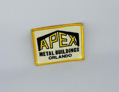 Apex Metal Buildings Patch VTG Hat Cap Orlando Florida Velour Letters ...