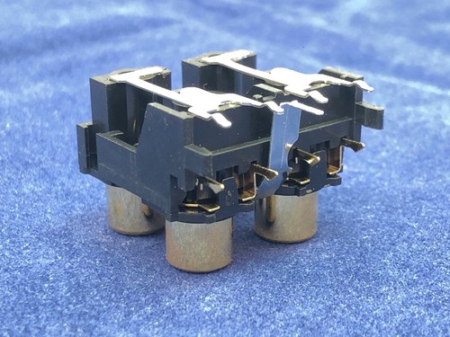 2 x 2 Gold Phono/RCA PCB mounted sockets YKC21-3269N Cyrus Audio | eBay.de