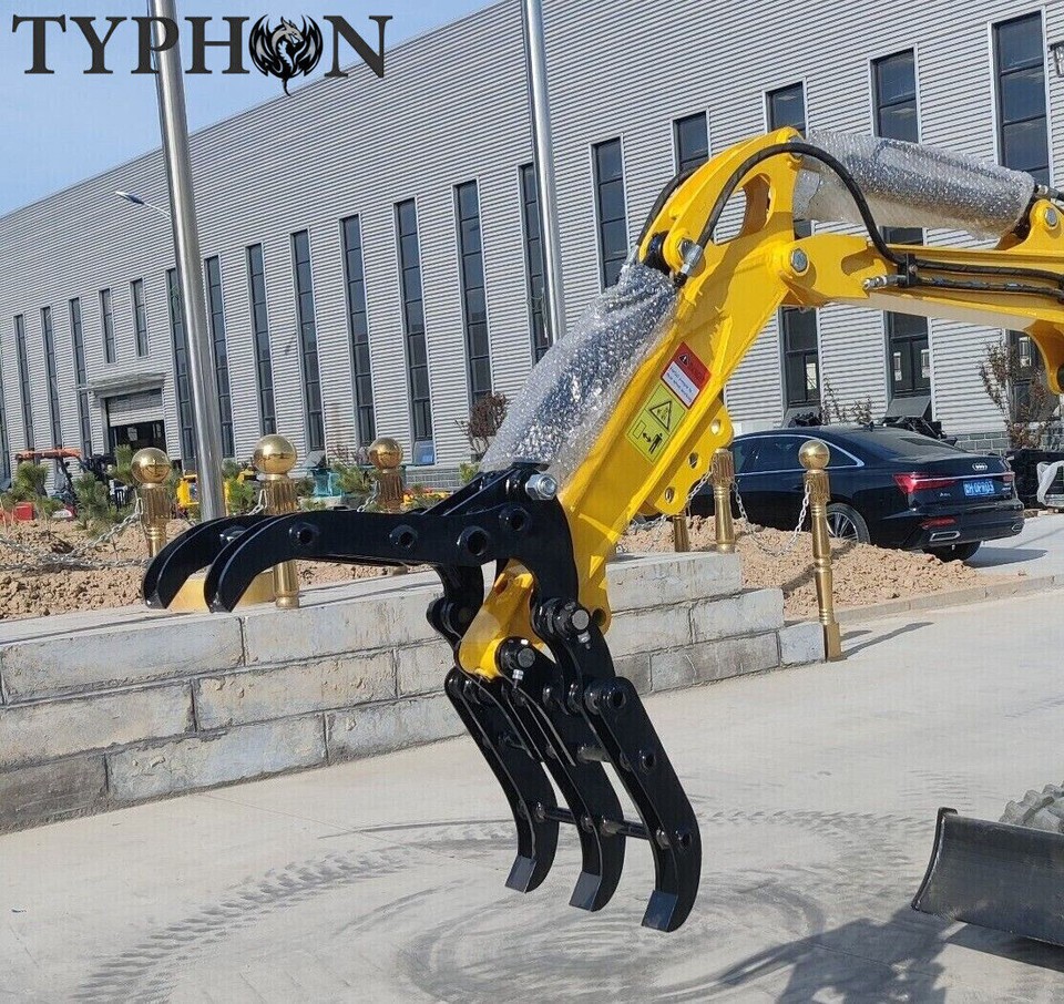 Typhon Mini Excavator Grapple Grabber Grappler Attachment | eBay