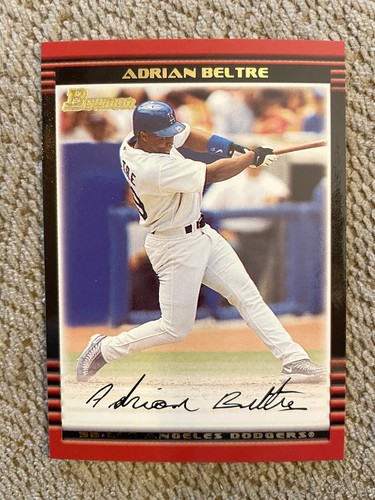 2002 Bowman Baseball Adrian Beltre #31 Los Angeles Dodgers HOF Mint 🔥 ...