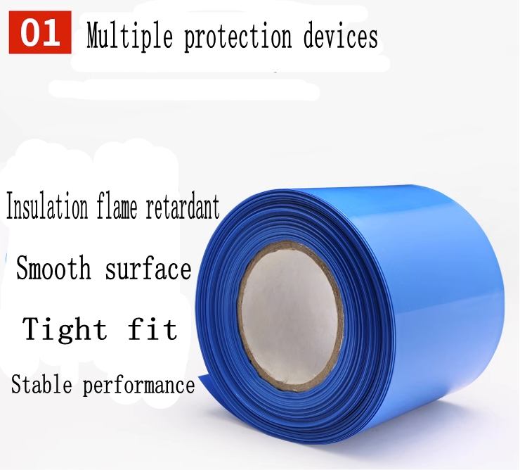 PVC Heat Shrink Pipe Width 55mm Dia 35mm Shrink Film for Battery ...