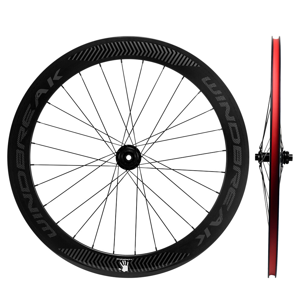 700C Disc Brake Carbon Wheels 50mm Depth Road Bike Disc Brake Carbon ...