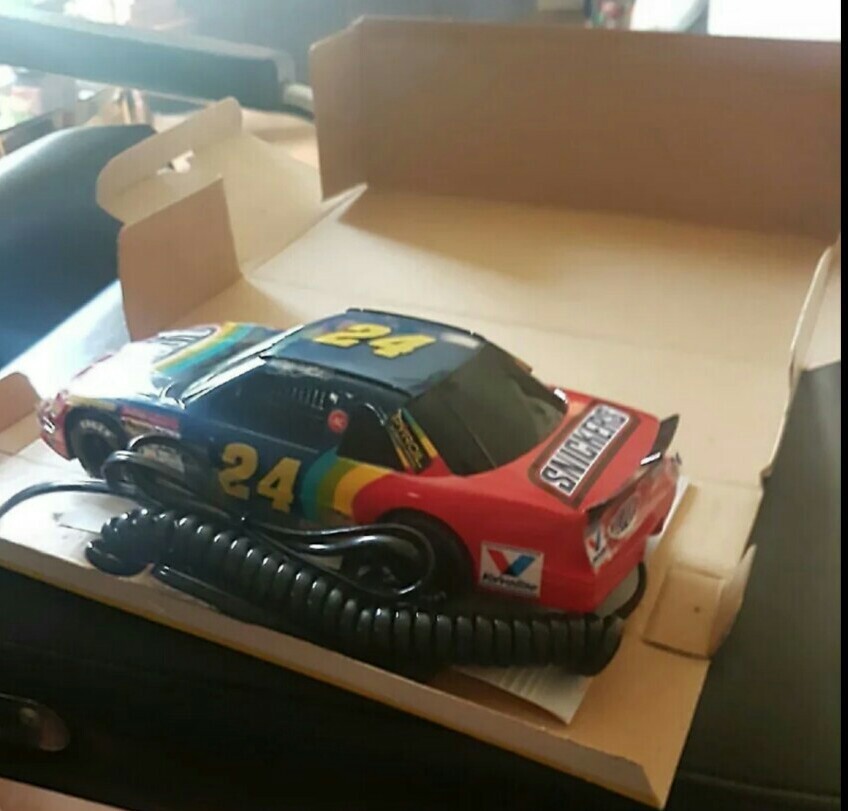 Jeff Gordon #24 Fone Corded Phone Touchtone Landline Dupont Flames ...