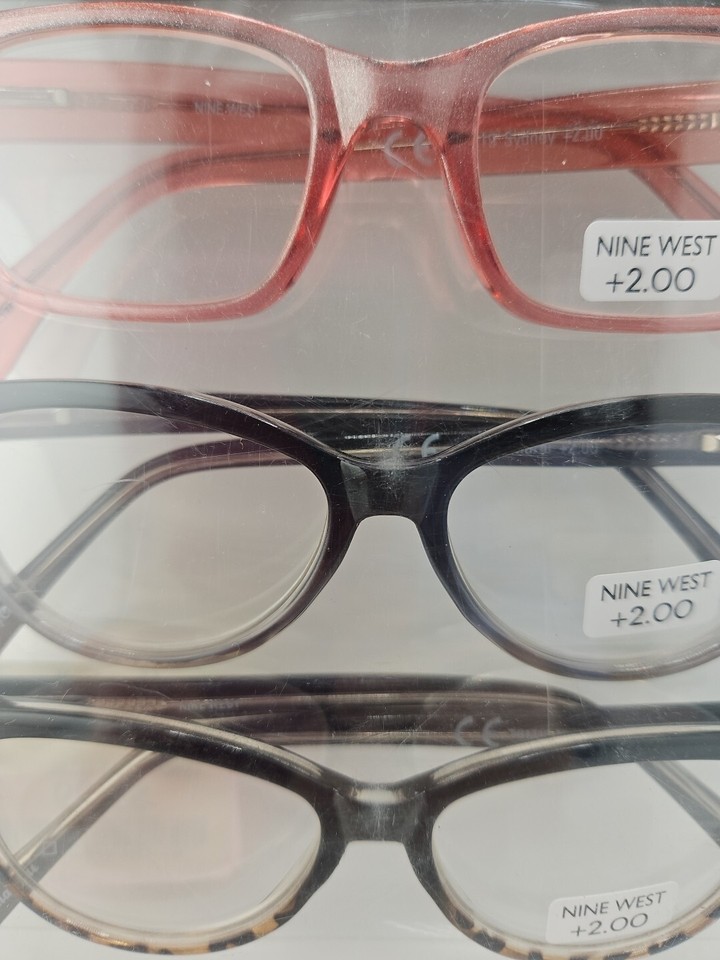 Nine West Designer Reading Glasses 2.00 NEW EYEGLASSES | eBay