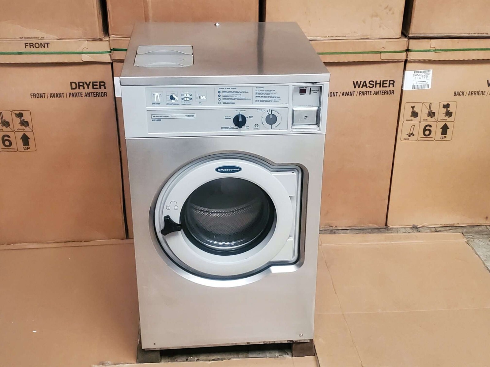 Wascomat W630 FRONT LOAD WASHER COIN OP 30LB 208-240V [REF] | eBay