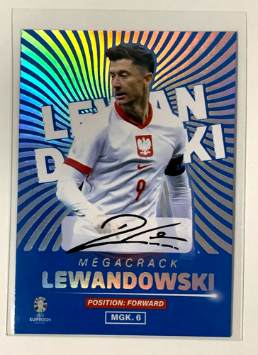 2024 UEFA EURO GERMANY EF Card #E06 MGK6 ROBERT LEWANDOWSKI Foil ...