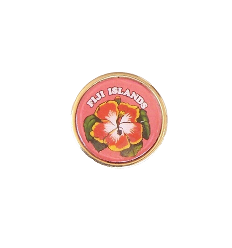 VINTAGE FIJI ISLANDS FIJIAN TRAVEL SOUVENIR METAL LAPEL PIN HAT BADGE ...