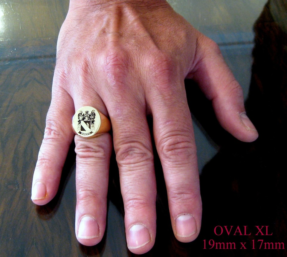 Knights Templar Signet Ring XL 19mm x 17mm Solid Sterling Silver 925 | eBay