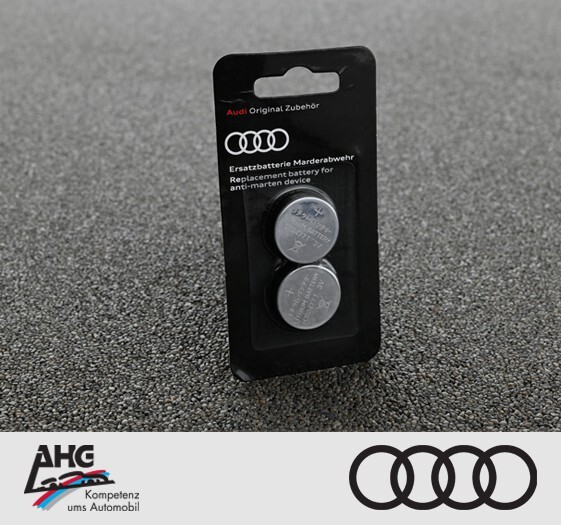 Ersatzbatterie-Set (8U0054651) für Audi Original Zübehör Marderabwehr ...