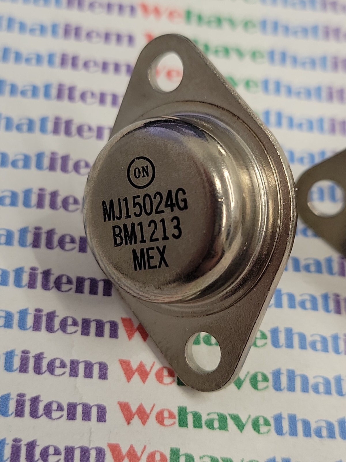 MJ15024 & MJ15025 / 1 PAIR = 1 PIECE OF EACH TRANSISTOR / TRANSISTOR ...