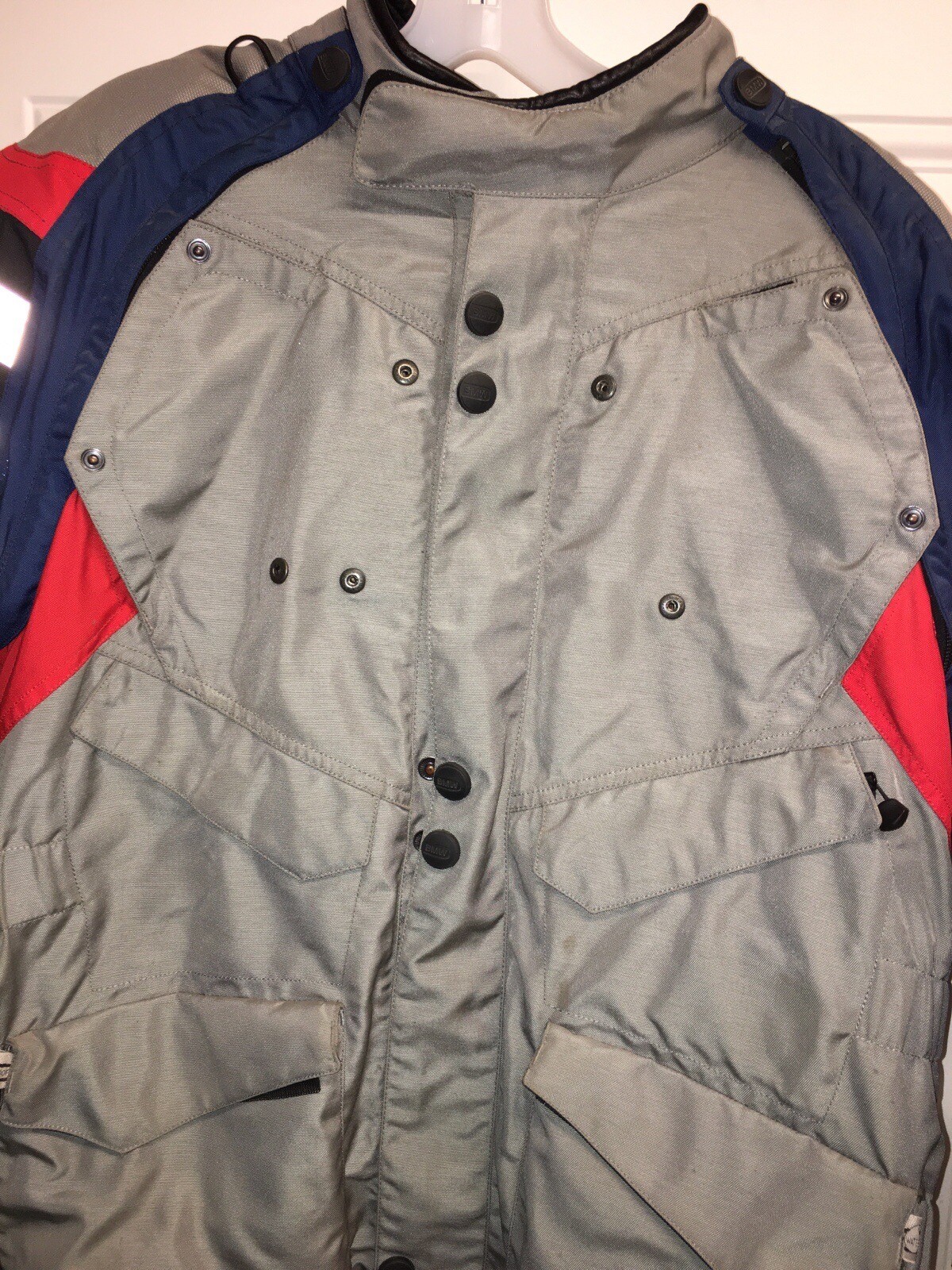 Pro 3 BMW Motorrad Rallye Grey & Blue Jacket Motorcycle/Motorbike ...