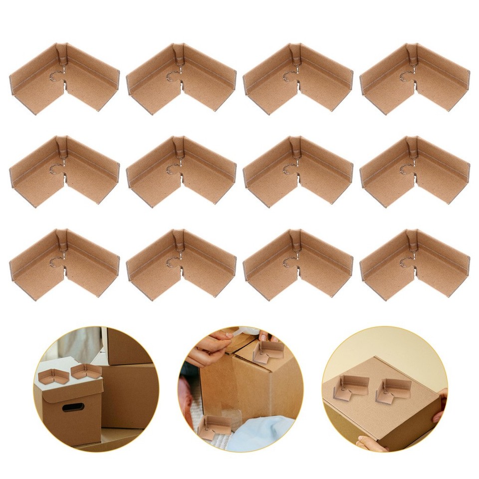50pcs Cardboard Corner Protectors: Packaging Edge Protectors - Heavy ...