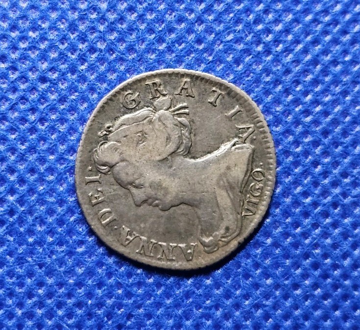 1703 Vigo Sixpence Queen Anne British Silver Coin | eBay