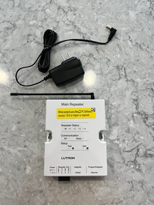 Lutron Ra2 Main & Auxiliary Repeaters/processors RR-MAIN-REP-WH & RR ...