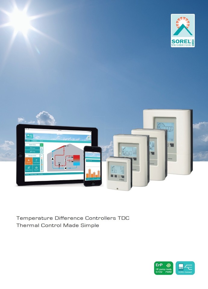 SOREL Solar Hot Water Heater Temperature Difference Controller MTDC V5 Worldwide | eBay