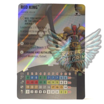 Marvel Heroclix RED KING - L044 LEGACY CARD Smash & Destroy Set | eBay