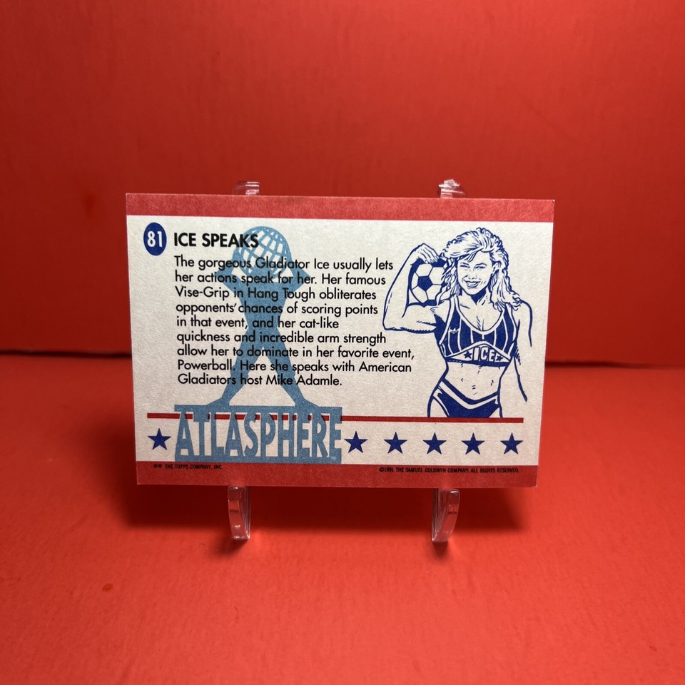 1991 Topps American Gladiators Ice Speaks #81 VG | eBay