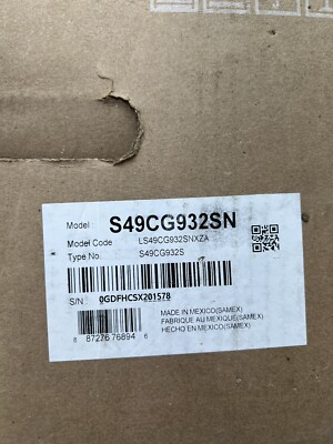 SAMSUNG 49" Odyssey G93SC Series OLED Curved Gaming Monitor ...