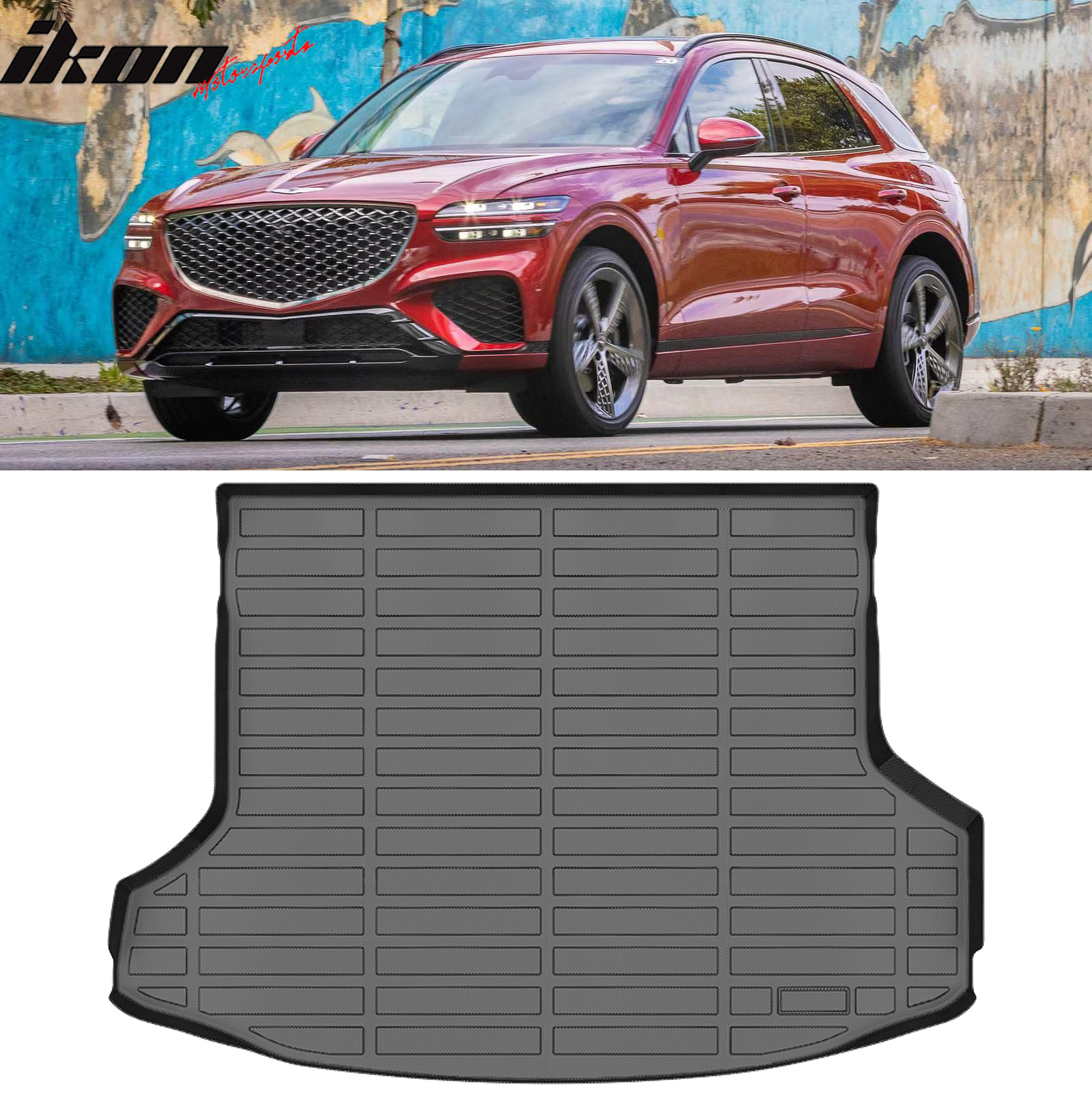 For 22-24 Genesis GV70 All Weather 3D Molded Rear Trunk Mat Boot Cargo ...
