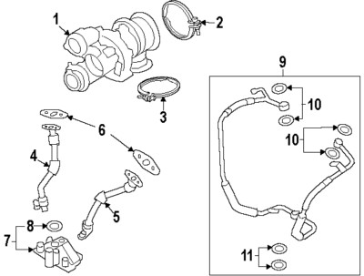 BMW 11428624158 GENUINE OEM RETURN PIPE GASKET | eBay