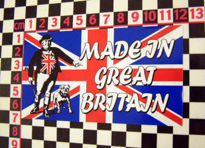 Made in Great Britain Glass Sticker- British Classic Car Sticker Retro ...