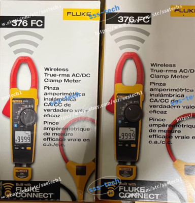 Fluke 376 FC True-RMS AC/DC Volt Ohm Amp Clamp Meter WIFI Connection ...