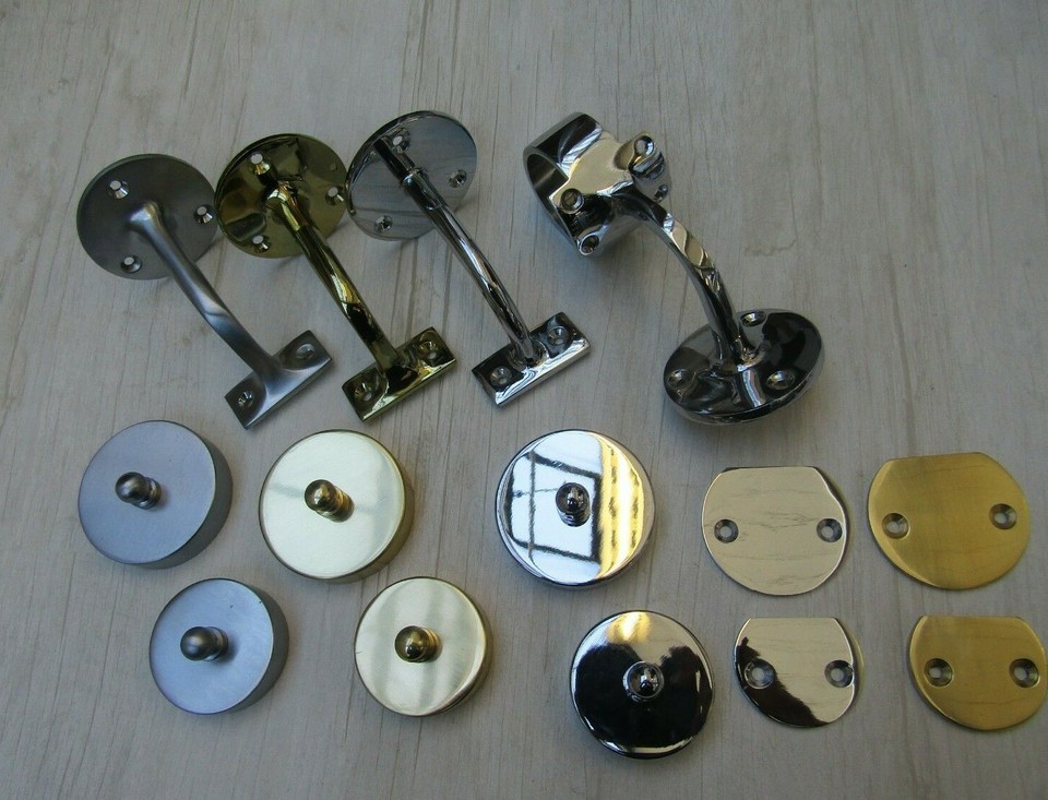 Bannister Support Stair handrail Rail Bracket Balustrade Fixing Wall ...
