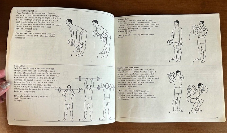 Sears FITNESS FOR THE FAMILY bodybuilding Barbell exercise course TED ...