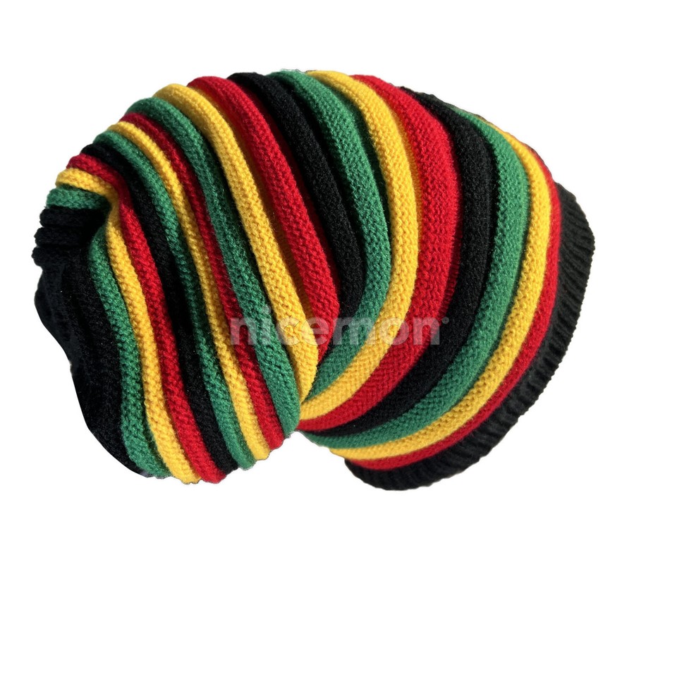 Large Rasta Tam Hat Cap Reggae Marley Dreads Rasta Jamaica Hats One ...