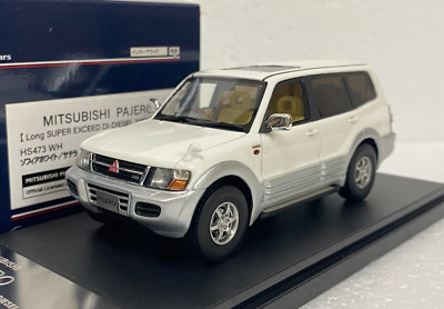 po 1:43 HI STORY HS473WH Mitsubishi Pajero L Super Exceed 1999 scale ...