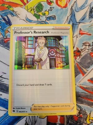 Pokemon Professor's Research Champion's Path 062/073 NM Holo Rare Card ...