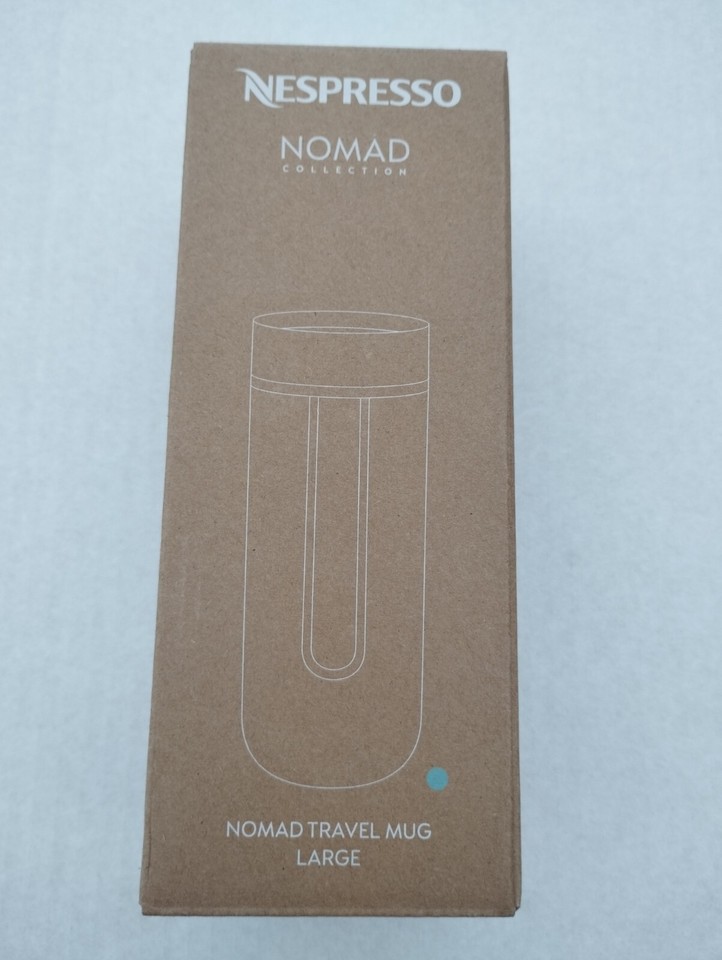Nespresso NOMAD TRAVEL MUG - AQUARELLE BRIGHT BLUE LARGE 540ml Boxed ...