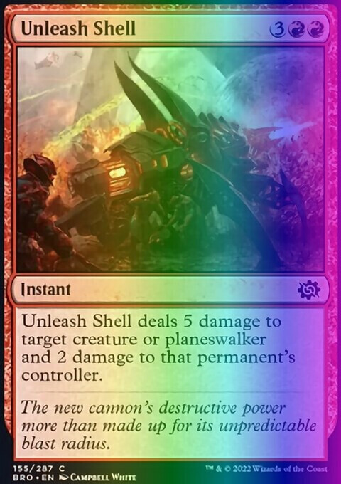 MTG Magic the Gathering Unleash Shell (155/399) The Brothers' War NM ...