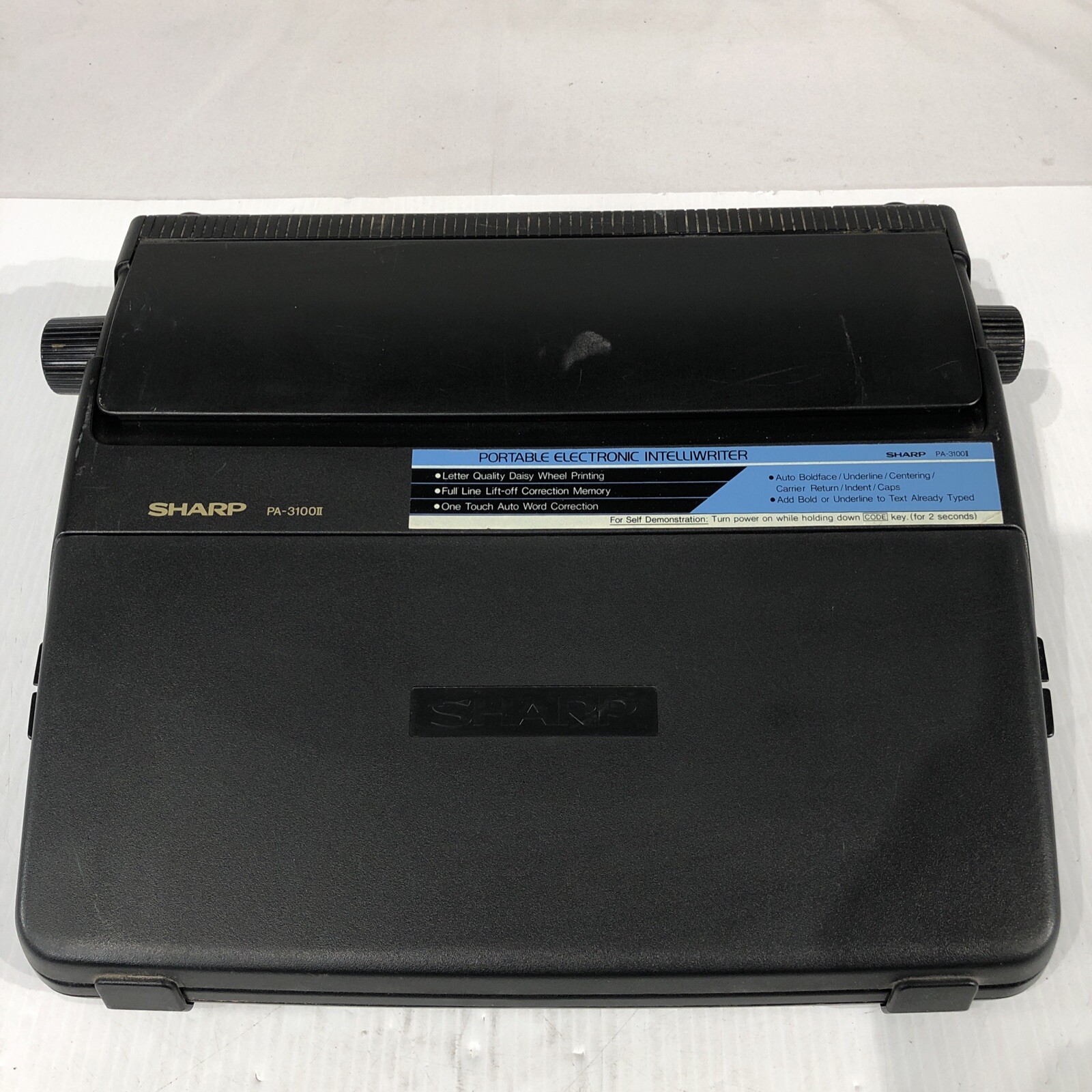 Sharp Pa-3110 II Electronic Portable Typewriter Pa3110 PA3110II for ...