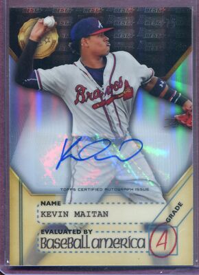 KEVIN MAITAN ~ 2017 Bowman's Best Baseball America's Dean's List ...