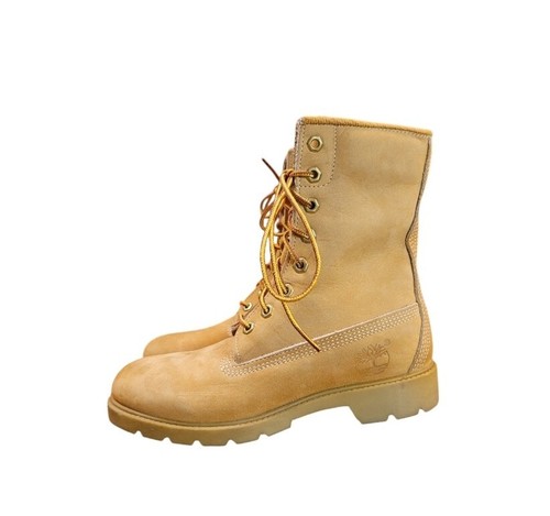 Timberland 90's Vintage Leather Suede Wheat Nubuck Lace Up Boots Size 7 ...