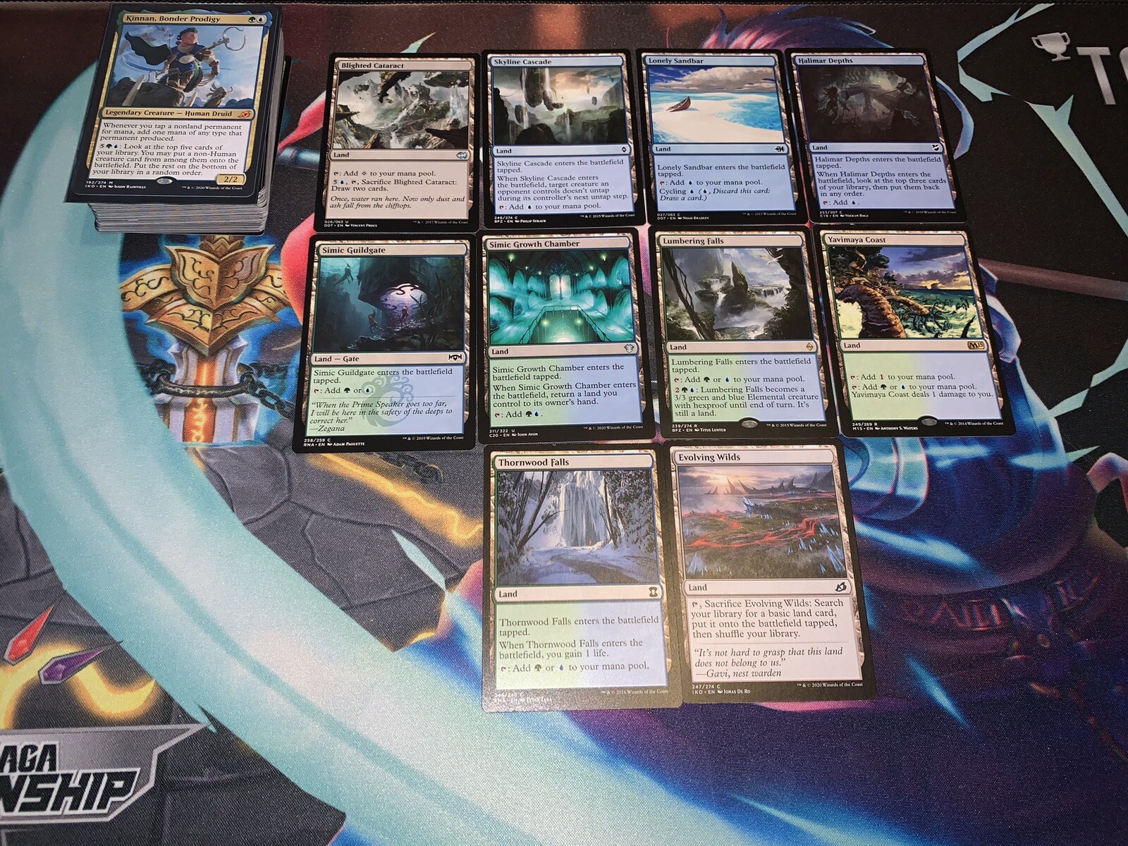 Mtg Full EDH Deck - Kinnan, Bonder Prodigy Mega Ramp - Lots of Rares ...