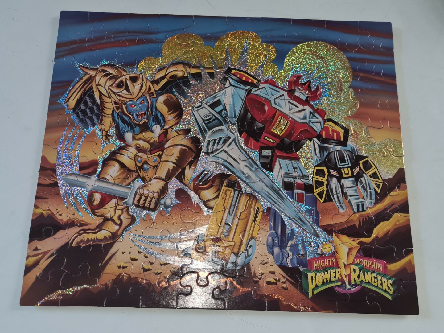 1990s Power Rangers Puzzle 100 piece collectable mighty morphin MB ...