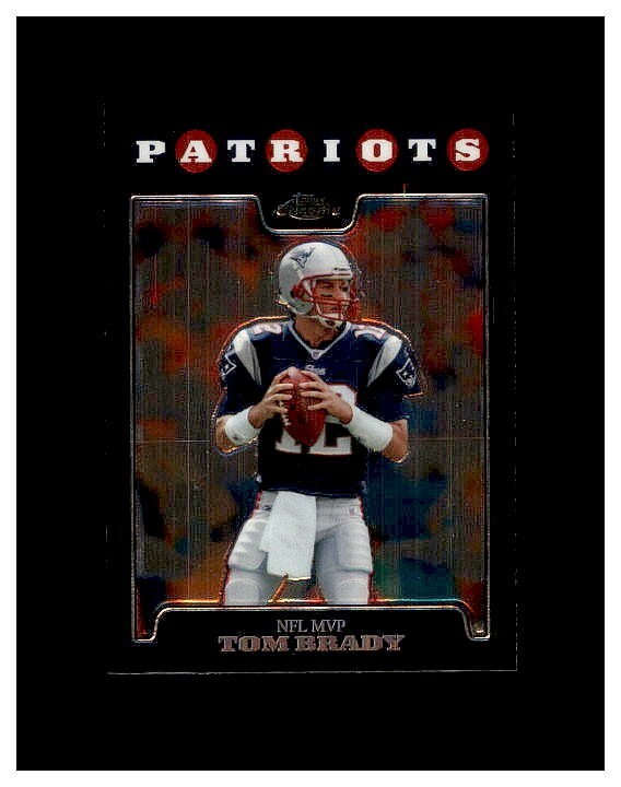 2008 Topps Chrome Tom Brady Card #TC163 NFL MVP Patriots | eBay