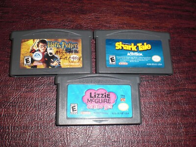 Harry Potter Chamber of Secrets Shark Tale Lizzy McGuire Game Boy ...