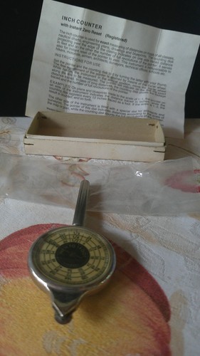 Vintage Inch Counter with Instant Zero Reset – Made in Western Germany ...