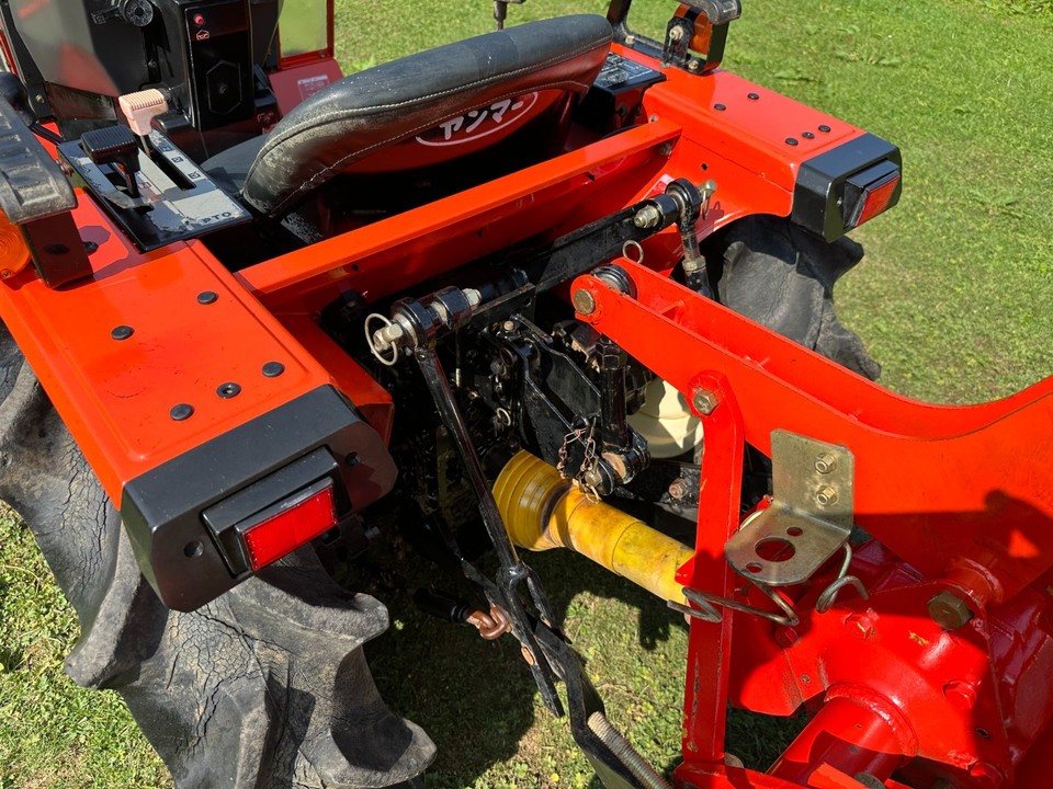 YANMAR F155 4WD Compact Tractor & 1.2 Meter Rotavator ** Nice Tractor ...