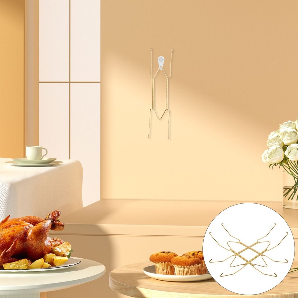 10 pcs Invisible Plate Hangers W Type Plate Hooks Decorative Plate Wall ...