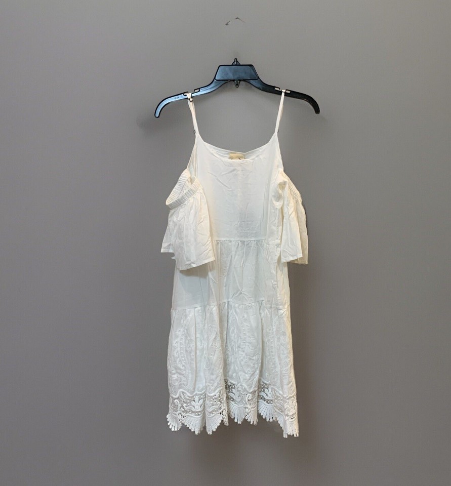 Sea Gypsies By Lost Women’s Small Willow Flounce Dress Strap Cold ...