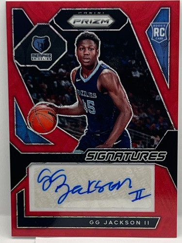 2023-24 Panini Prizm GG Jackson II Choice Red Rookie Signatures RC Auto ...
