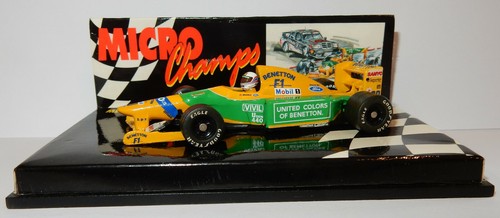 Micro champs # Mch 651301 Formula F1 Benetton Brundle N° 20 1/64 3 ...
