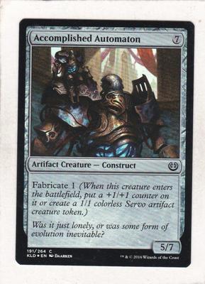Magic: MTG: Kaladesh: Foil: Accomplished Automaton | eBay