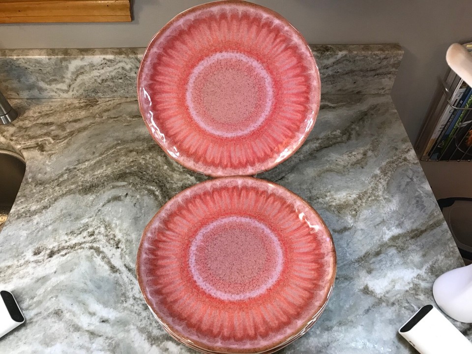 Sea Splash Coral Melamine Dinner, Salad Plates Or Dinner Bowls You ...