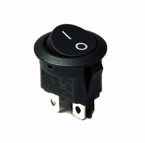 50pc On-Off Round LIGHT Rocker Switch RL3-4(R) 4P DPST No Lamp 10A 125V ...